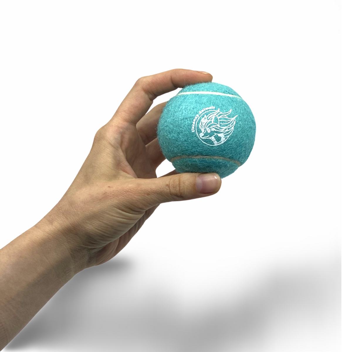 Light Blue Squeaky Tennis Ball – Uncanny Animals