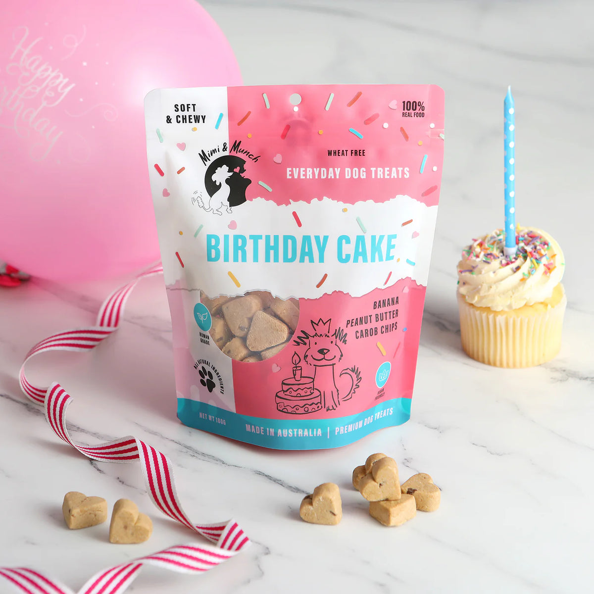 Birthday Cake Soft & Chewy Natural Dog Treats – Uncanny Animals