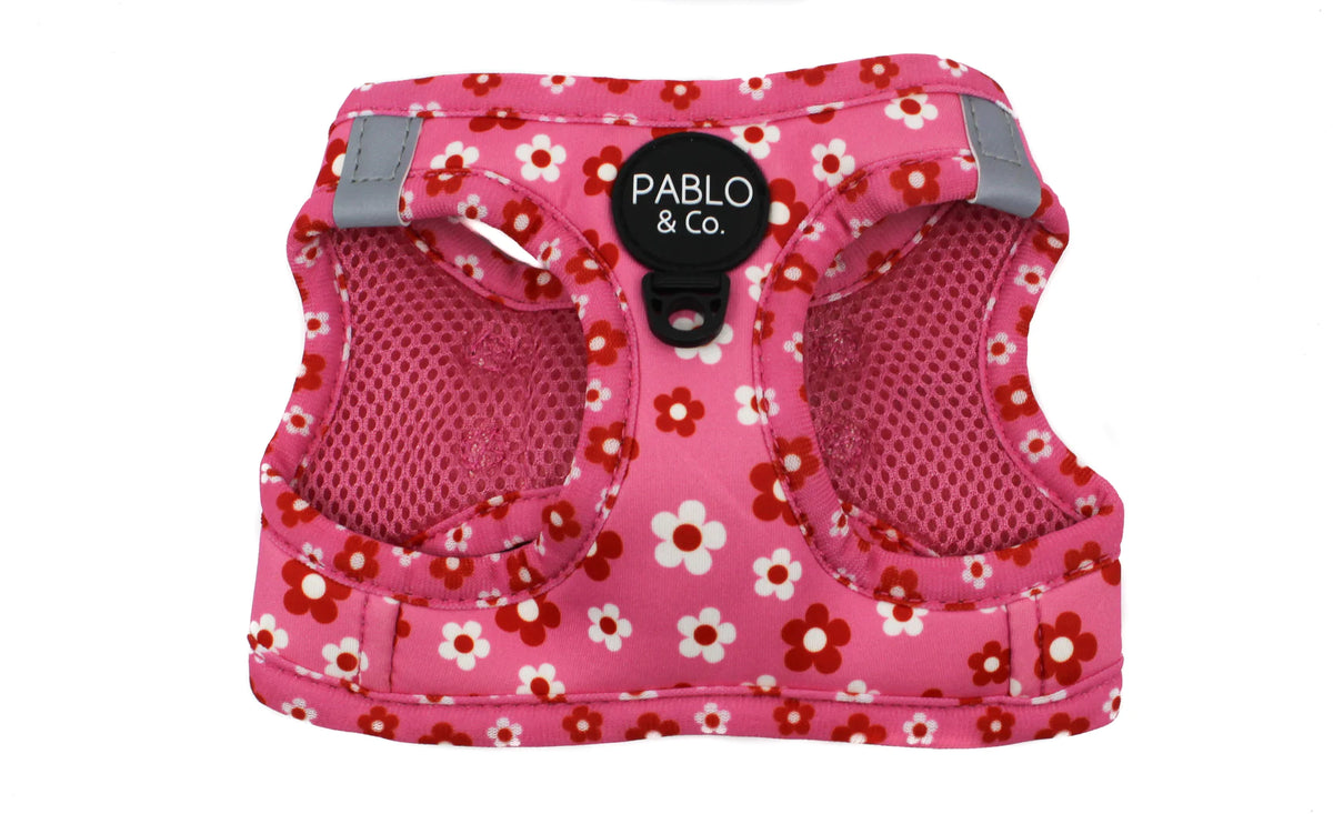 Pink Daisy Flower Power Cat Harness + Leash Set – Uncanny Animals