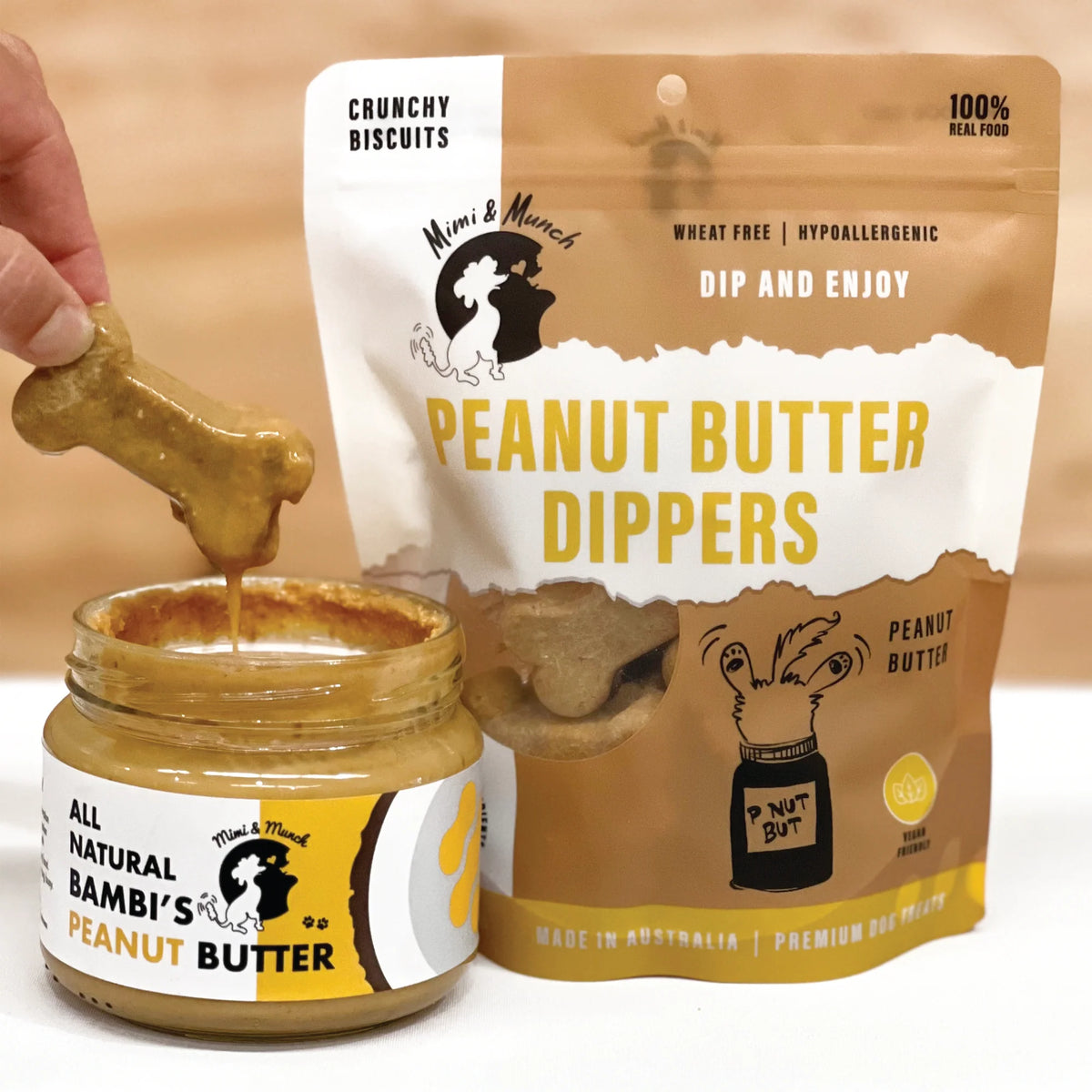 Peanut Butter Dipper Natural Dog Treats – Uncanny Animals
