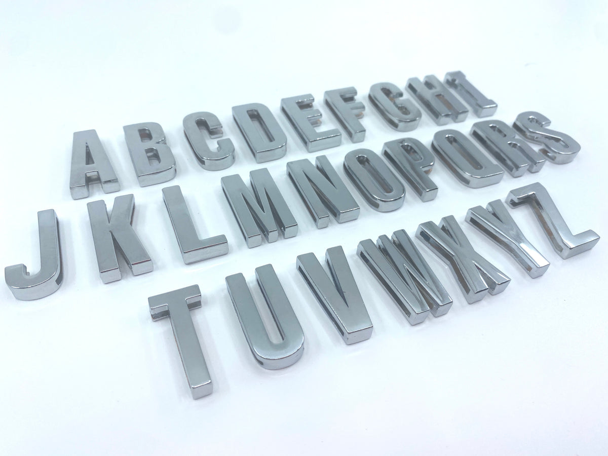 Custom Letters for Personalised Collars - Silver – Uncanny Animals