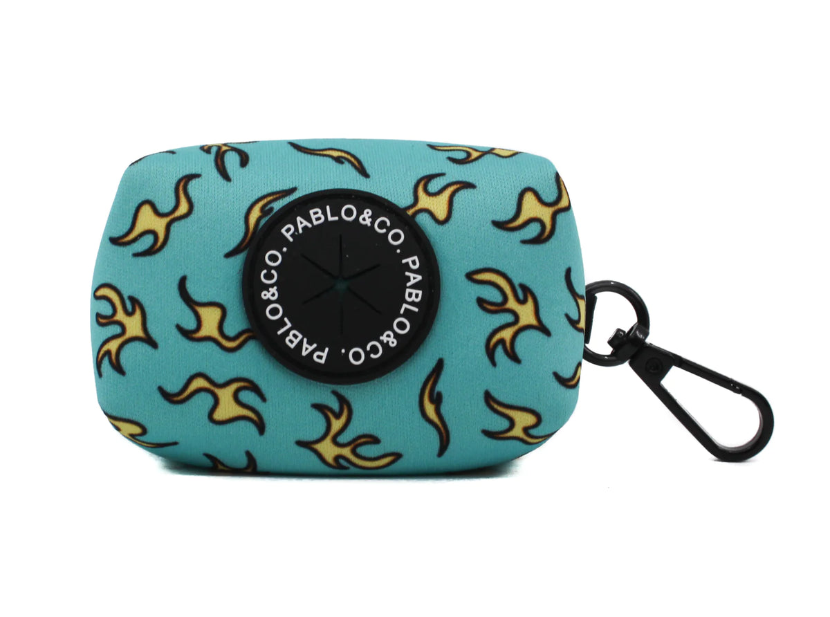90's Flames Poop Bag Holder – Uncanny Animals