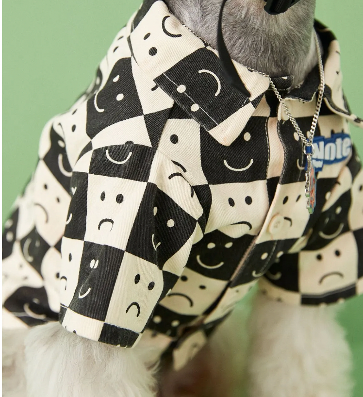 Smiley Face Checkered Shirt – Uncanny Animals