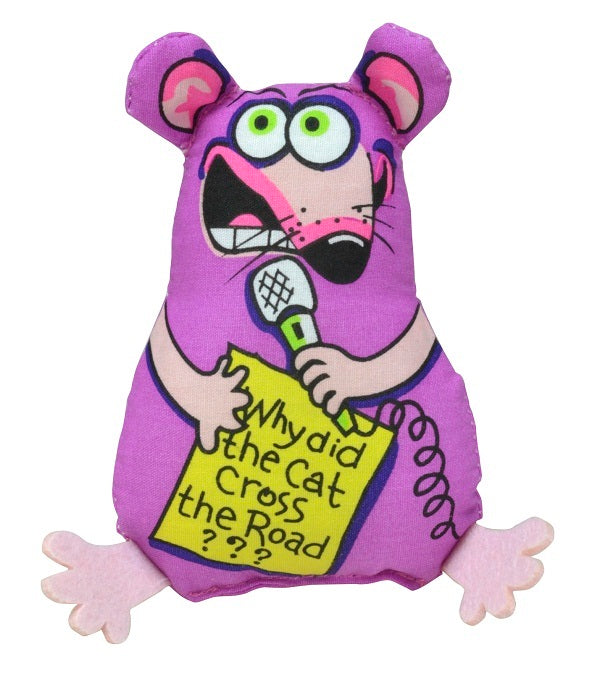 "Madcap" Stand Up Comic Mouse Cat Toy – Uncanny Animals